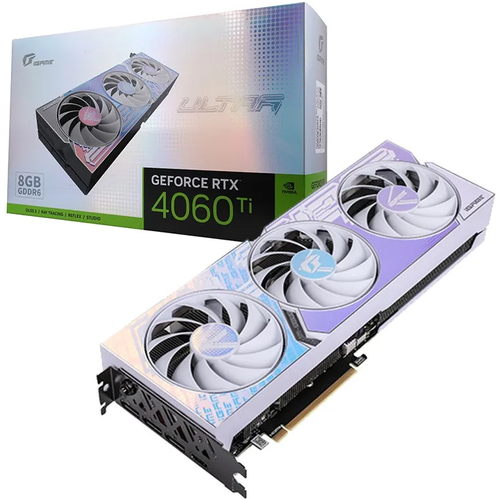 Видеокарта Colorful iGame GeForce RTX 4060 Ti Ultra W OC 8GB