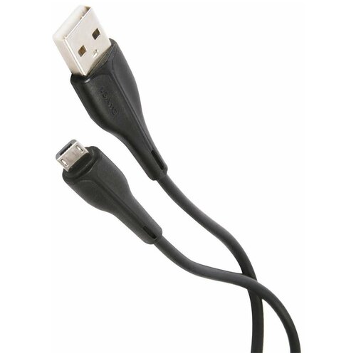 USB кабель Usams US-SJ373 U38 Micro (1 м) черный (SJ373USB01)