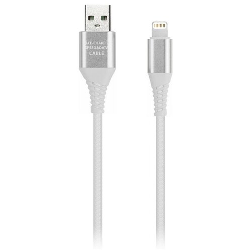 Кабель Smartbuy iK-512ERG, Lightning - USB, 2 А, 1 м, белый 5866334