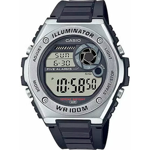 Наручные часы CASIO Collection MWD-100H-1AVDF, серебряный, серый