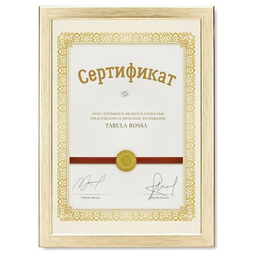 Фоторамка "Tabula Rossa", цвет: золото, 21 х 30 см. ТР 5063
