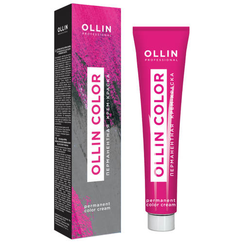 OLLIN Professional Color перманентная крем-краска для волос, 4/0 шатен, 60 мл