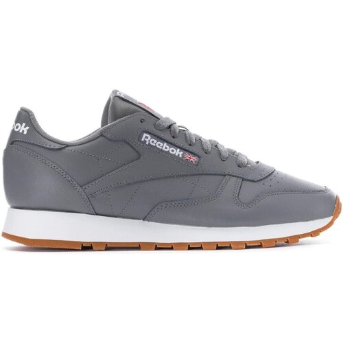 Кроссовки Reebok Classic Leather, размер 8.5, серый