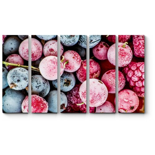 Модульная картина Ледяные ягоды 120x72