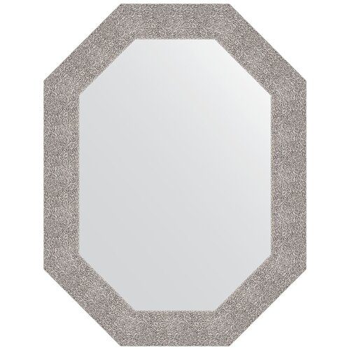 Зеркало в багетной раме - чеканка серебряная 90 mm (66x86 cm) (EVOFORM) BY 7187