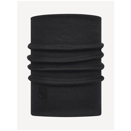 Шарф-труба Buff Wool heavyweight Solid, размер one size, черный