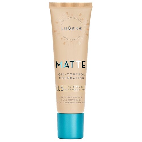 Lumene Тональный крем Matte Oil-Control, 30 мл/30 г, оттенок: 0,5 fair nude