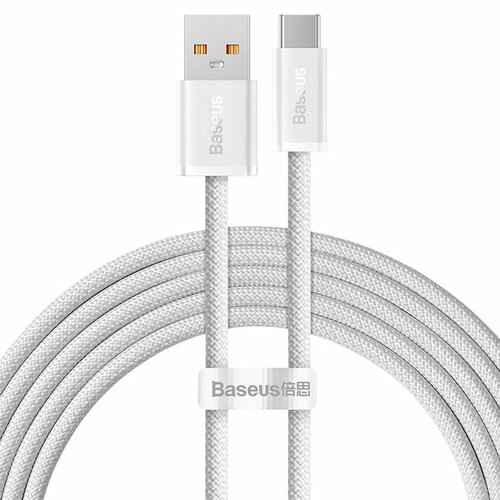 Кабель USB BASEUS Dynamic Series USB - Type-C, 6A, 100W, 2 м, белый