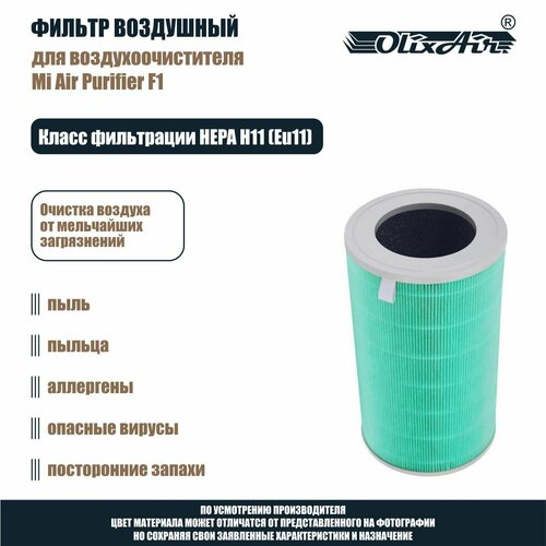 Фильтр воздушный для Mi Air Purifier F1 c меткой RFID, HEPA H11 (AFEP7EG3TF-A01). XF1