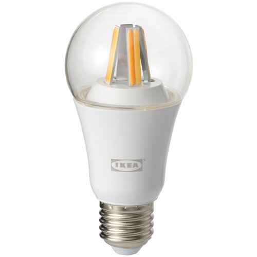 Лампа светодиодная ИКЕА ТРОДФРИ, E27, 9 Вт, 4000 К