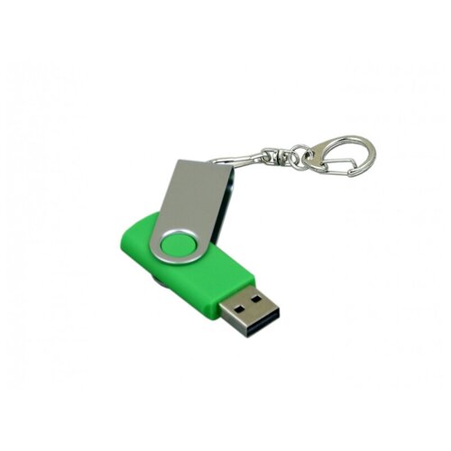 Флешка для нанесения Квебек (64 Гб / GB USB 2.0 Зеленый/Green 030 Flash driveApexto U201)