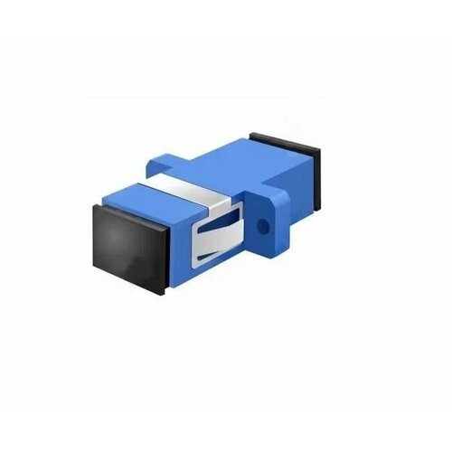 Переходник/адаптер SC-SC simplex, комплект 10шт, синий