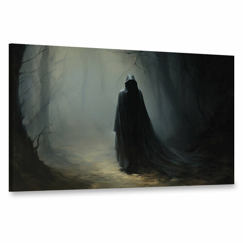 Интерьерная картина 100х60 "Призрак в лесу"