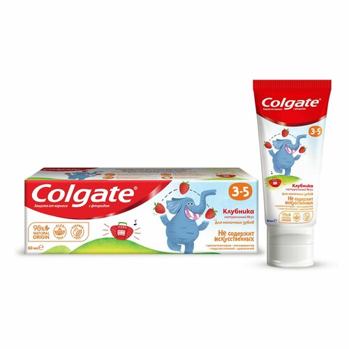 Зубная паста детская Colgate клубника 60 мл