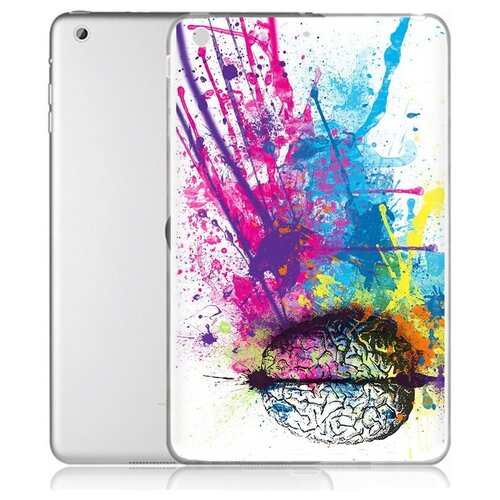 Чехол задняя-панель-накладка-бампер MyPads яркий красочный мозг для Apple iPad 9.7 (2017)/Apple iPad 9.7 (2018) A1822/A1823/A1893/A1954 противоударный