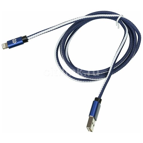 Кабель Digma USB A(m) Lightning (m) 1.2 м, синий