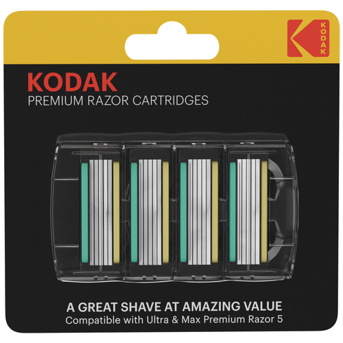 Сменные кассеты для бритья Kodak Premium Razor 5 лезвий 4 штуки, 1шт