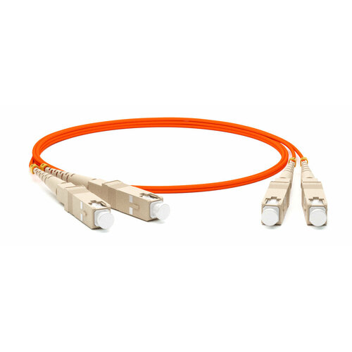 Патч-корд NTSS NTSS-FODPC-50-SC-2 Tight Buffer, Duplex SC/SC, OM2 50/125, PVC, 2м, цвет: оранжевый