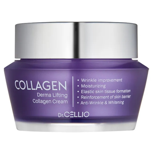 Восстанавливающий крем для лица с коллагеном Dr.Cellio Derma Lifting Collagen Cream, 50 мл