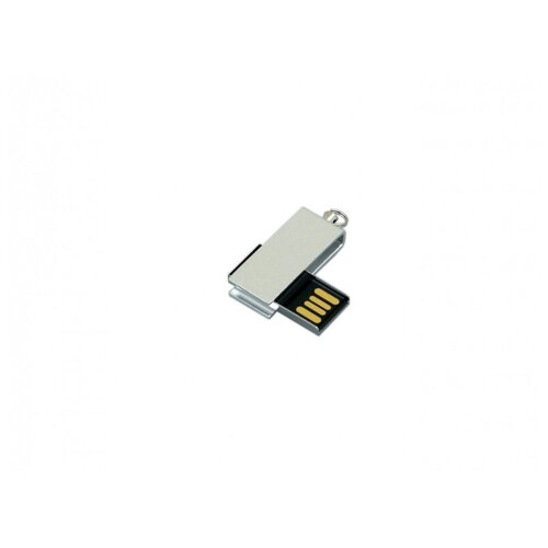 Металлическая флешка с мини чипом в цветном корпусе (8 Гб / GB USB 2.0 Серебро/Silver minicolor1 Flash drive VF- mini03)