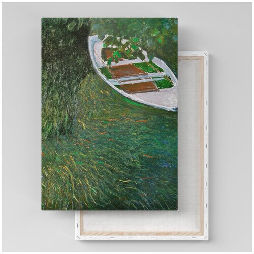 Картина на холсте с подрамником / Monet Claude - The Row Boat, 1887 / Клод Моне