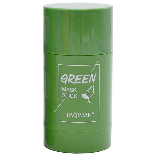 PAQIMAN очищающая маска-стик Green Mask stick с экстрактом зеленого чая, 40 г, 40 мл