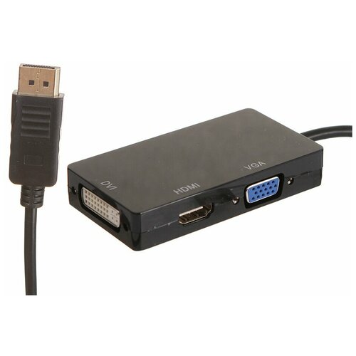 Аксессуар ATcom DisplayPort/M - HDMI/VGA/DVI 10cm AT6854