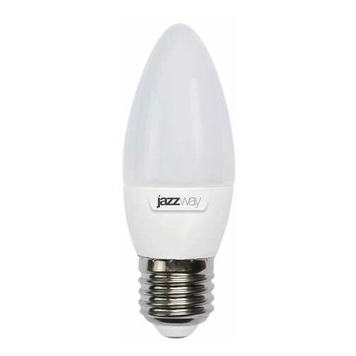 Лампа светодиодная PLED-SP C37 9Вт свеча 3000К тепл. бел. E27 820лм 230В JazzWay 5001923A (2шт.)