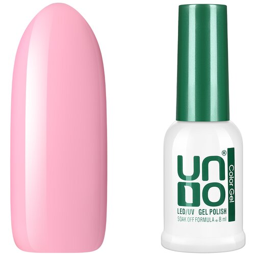 Гель лак для ногтей UNO Color Gel № 75, Pink Oleander, 8 мл