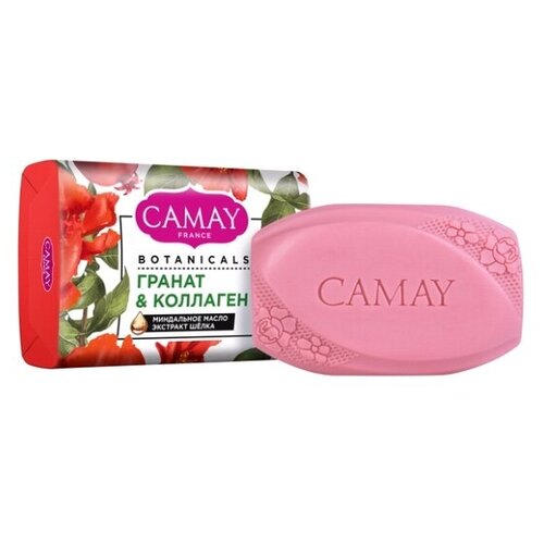 CAMAY Botanicals Мыло туалетное Гранат и коллаген 85гр