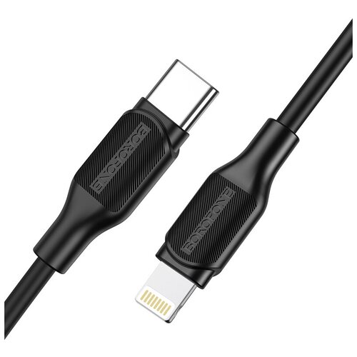 Кабель Borofone BX42, USB-C - Lightning, 3 А, 1 м, PD, черный