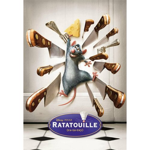 Плакат, постер на бумаге Рататуй (Ratatouille, 2007г). Размер 42 х 60 см