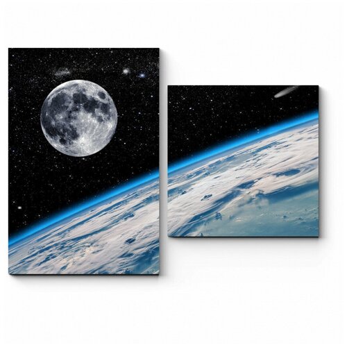 Модульная картина Бескрайние просторы космоса 160x120