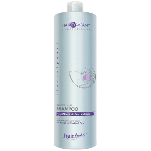 HAIR COMPANY Light Mineral Pearl Shampoo - Шампунь с минералами и экстрактом жемчуга 1000 мл