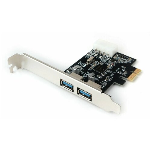 Контроллер USB3.0 Gembird SPCR-01 PCI-Express на 2 USB Af чипсет Renesas D720200AF1