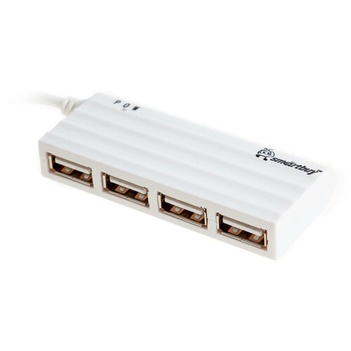 A USB Hub SBHA-6810-W, White, 4 порта, SmartBuy