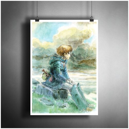 Постер плакат для интерьера "Аниме: навсикая из долины ветров"/ Декор дома, офиса, бара. A3 (297 x 420 мм)