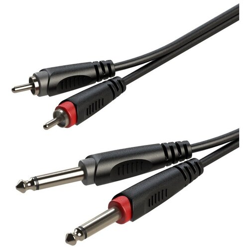 Кабель аудио 2xJack - 2xRCA Roxtone RACC150/2 2.0m