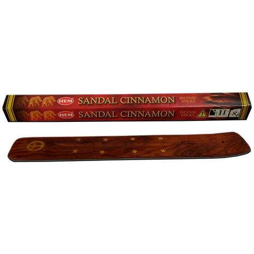 Благовоние HEM "Sandal Cinnamon" (Сандал Корица), 20 палочек + подставка