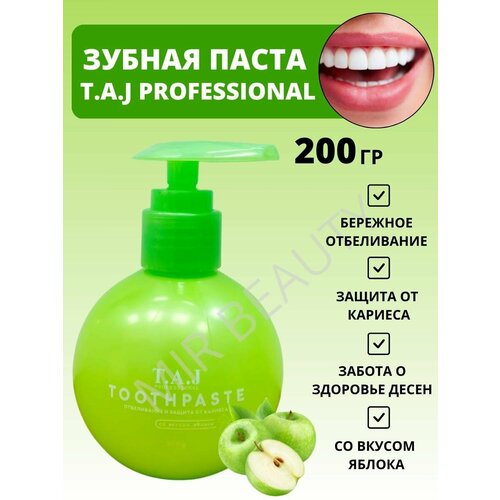 T.A.J. Professional Зубная паста-пампинг/паста с дозатором 200г/