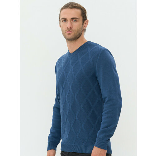 Пуловер VAY, размер 46, синий