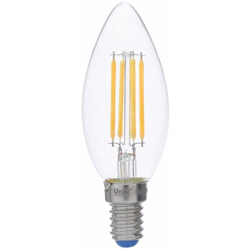 Лампа светодиодная филаментная Airdim, форма свеча, E14 5 Вт 500 Лм свет тёплый