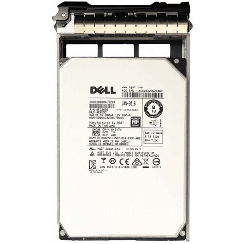 Жесткий диск Dell 0F23693 8TB SAS 3.5" HDD