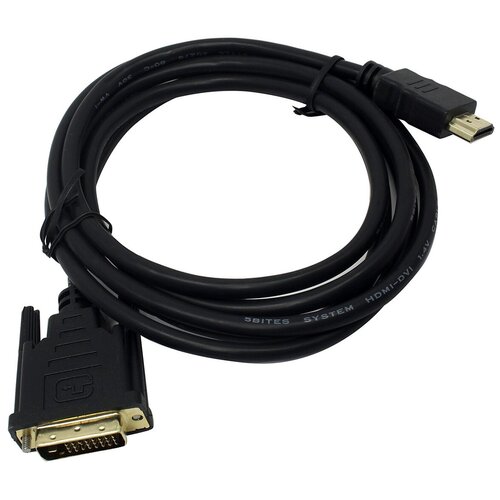 Кабель 5bites APC-080-020 HDMI M - DVI M 24+1, Dual Link, позолоченные контакты, 2 метра
