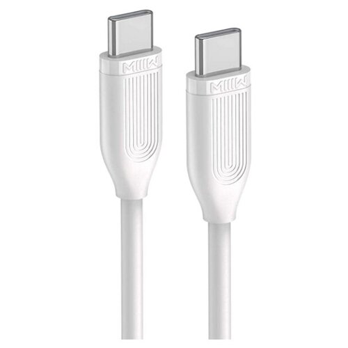 Кабель USB Miiiw fast Data Cable Type-C to Type-C MWQE01, белый