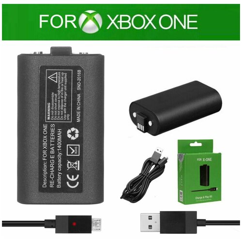 Зарядный комплект (Провод + Аккумулятор) для геймпада Charge and Play Kit (Xbox One)