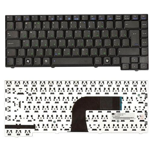 Клавиатура для ноутбука Asus A4KA, русская, черная, Г-образный Enter