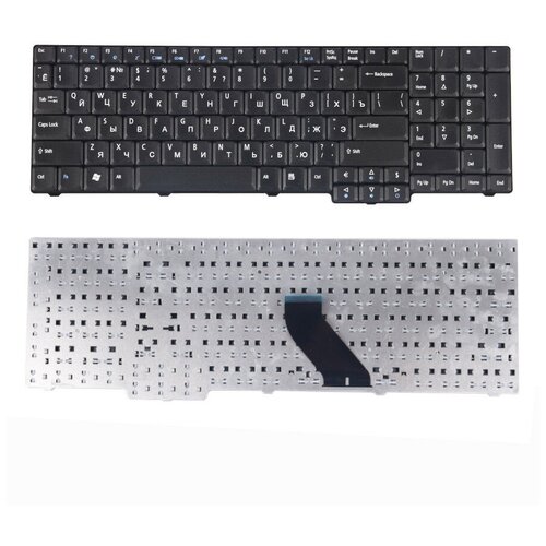 Клавиатура для Acer Extensa 5635ZG, 6930, eMachines E528, E728 (NSK-AFP0R, AEZR6700010, черная)