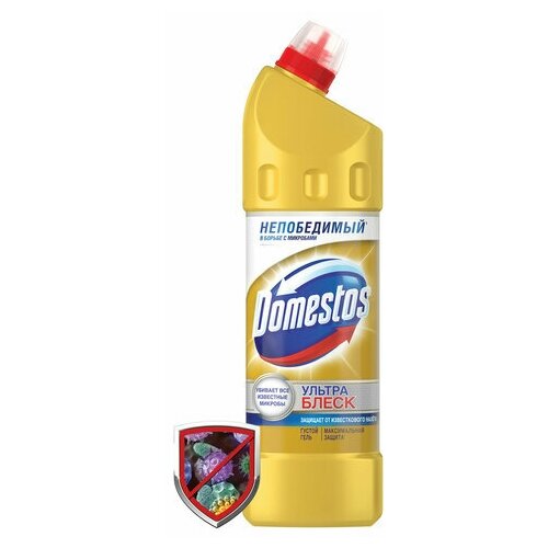 Средство для уборки туалета 1 л, DOMESTOS (Доместос) "Ультра Блеск", гель, 67068933 (цена за 1 ед. товара)