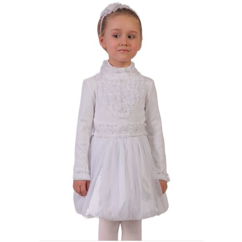 Школьная блуза Инфанта, размер 110/56, белый